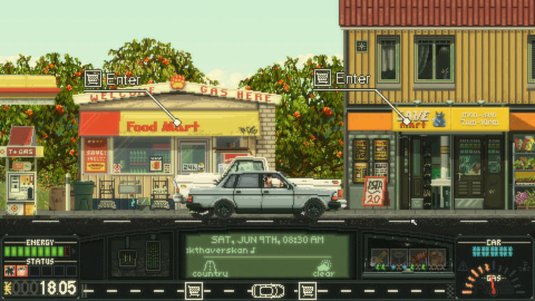 Roadtrip RPG Keep Driving teaches you that a hitchhiker is just a ...