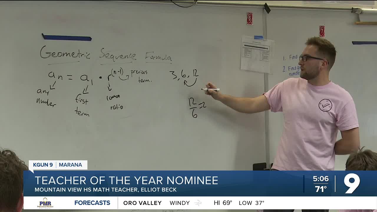 Teacher of the Year: Nominee Elliot Beck's formula for making math more ...