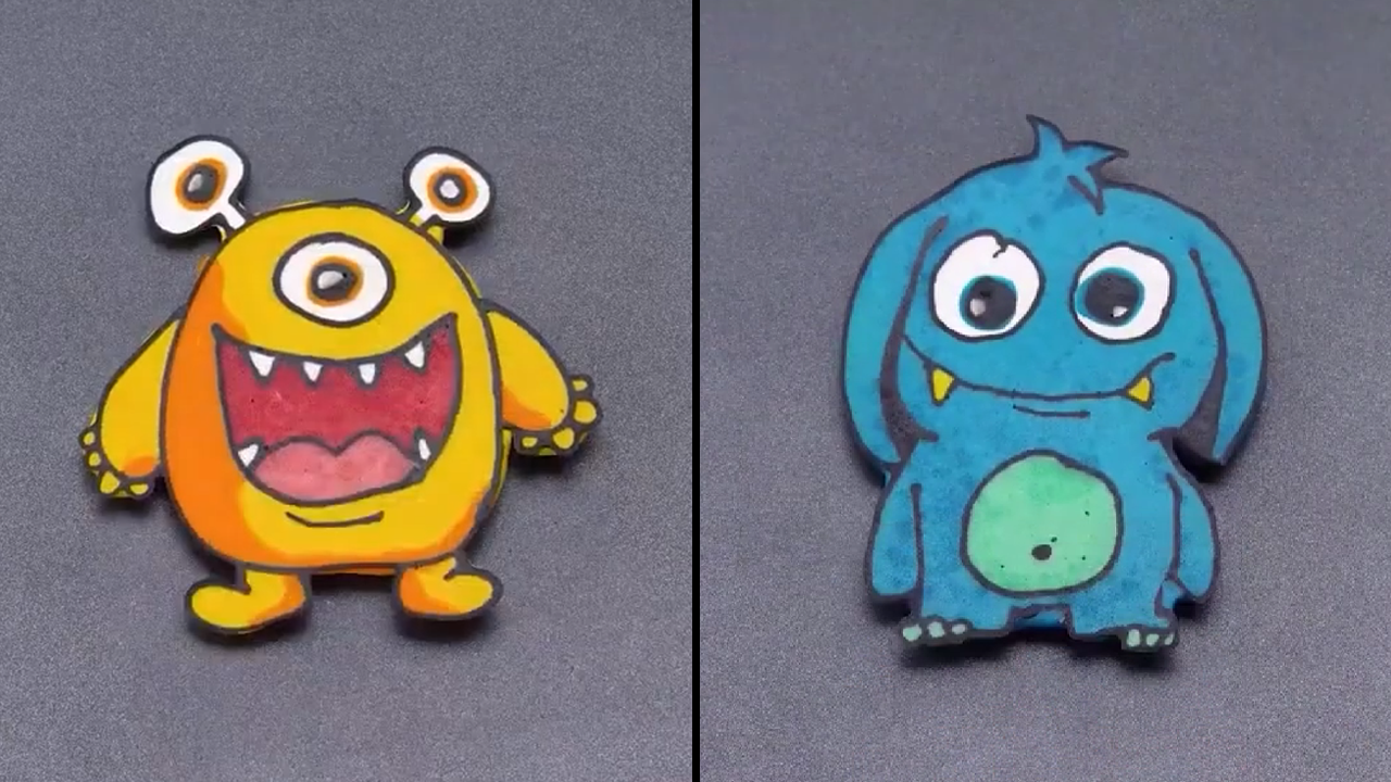 Making Monster Characters Pancake Art 🥞 – Spooky & Fun Designs