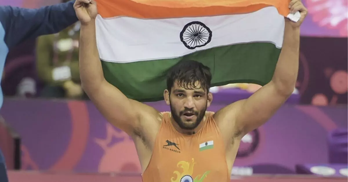 Asian Wrestling C'ships: Sunil Kumar wins bronze in men's 87kg Greco Roman