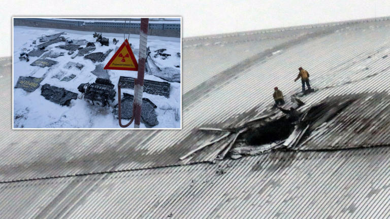 Radioactive leak 'possible' at Chernobyl nuclear plant after drone attack