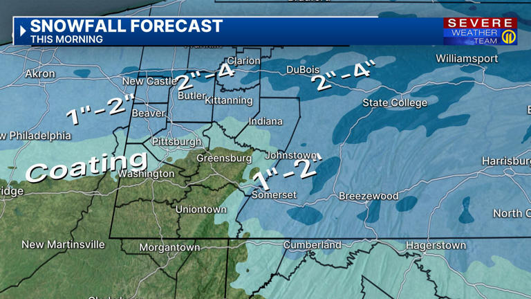 Saturday morning wintry mix transitions to rain by midday; snow returns ...