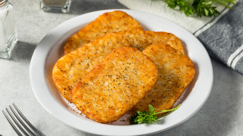 One Ingredient You Need For Gooey Inside, Crispy Outside Hash Browns