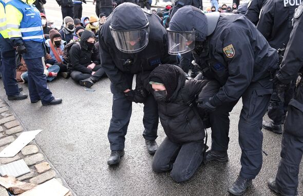 German Neo-Nazi protests: Dresden in lockdown as angry protest against ...