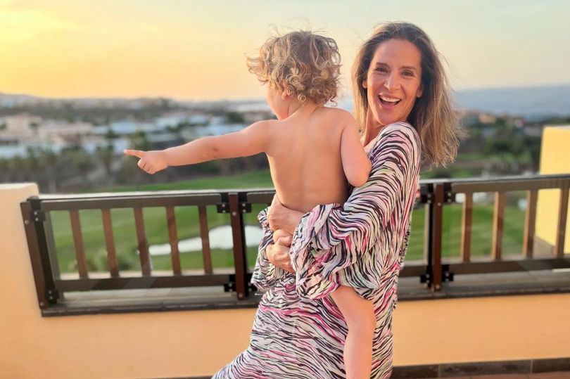 Amanda Byram says being an older mum is ‘often fraught with fear’ after giving birth at 51