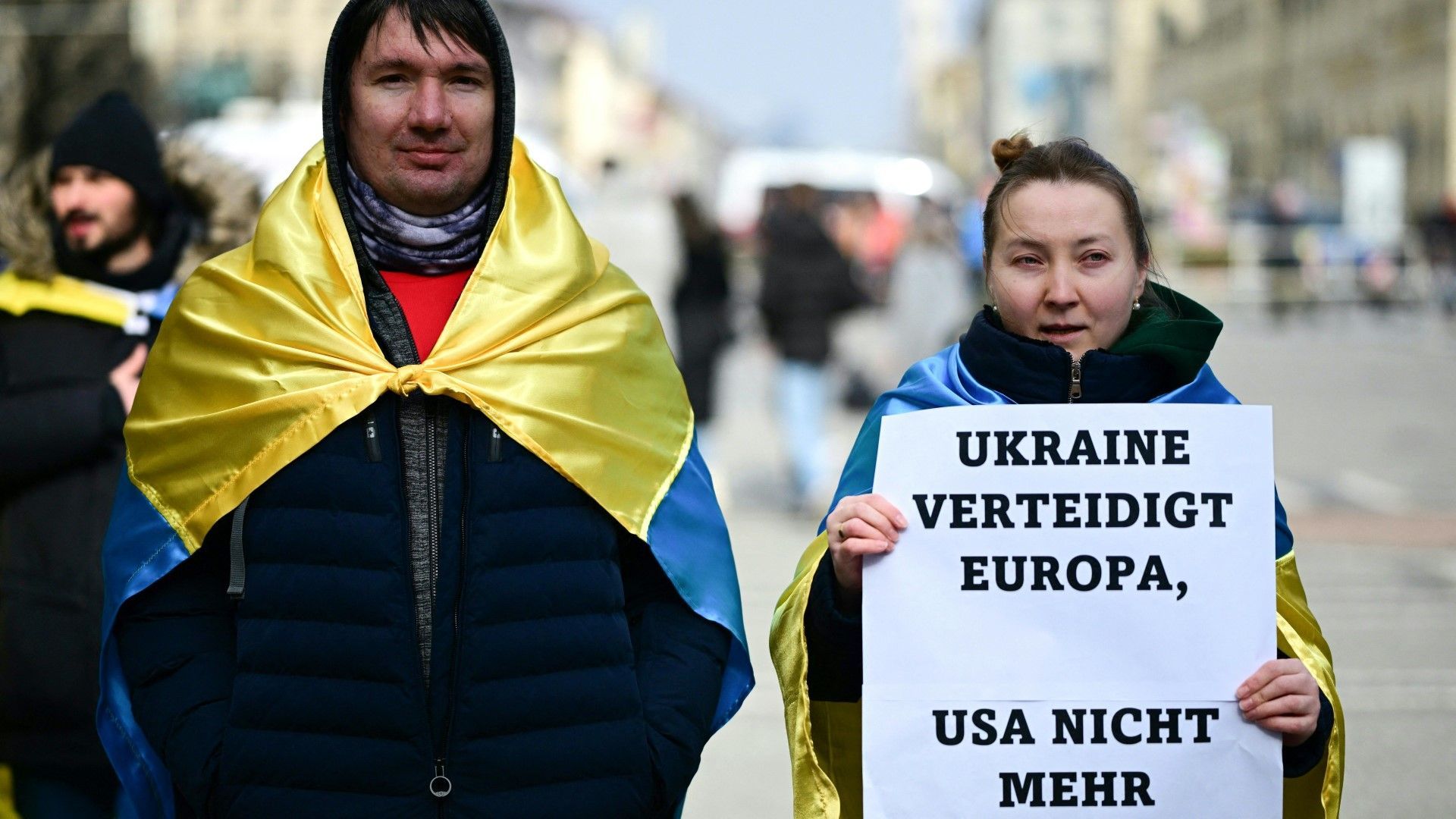 Pro-Ukraine-Demo in München: „Europa muss jetzt wachsen“