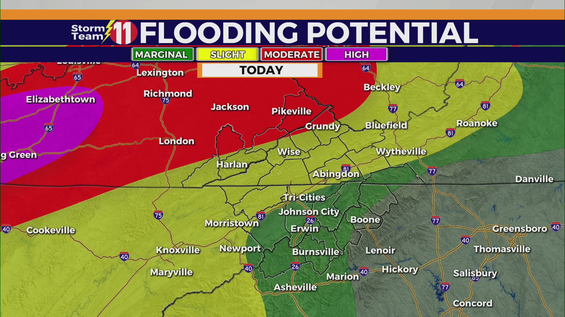River flooding and flash flooding ongoing in southwest Virginia and ...