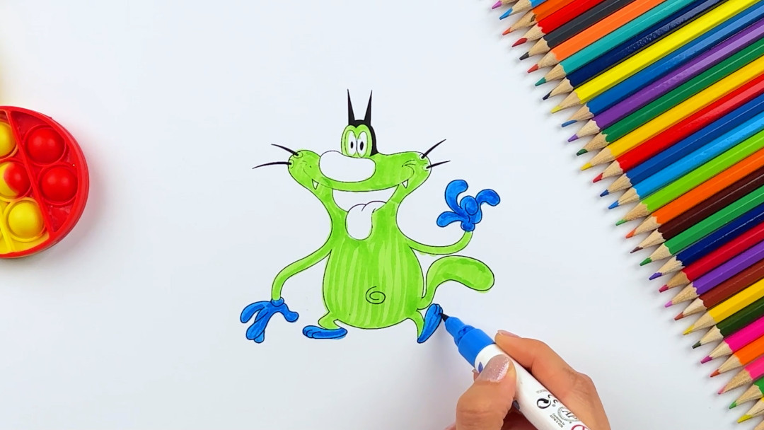 Learning Colors Through Drawings for Kids