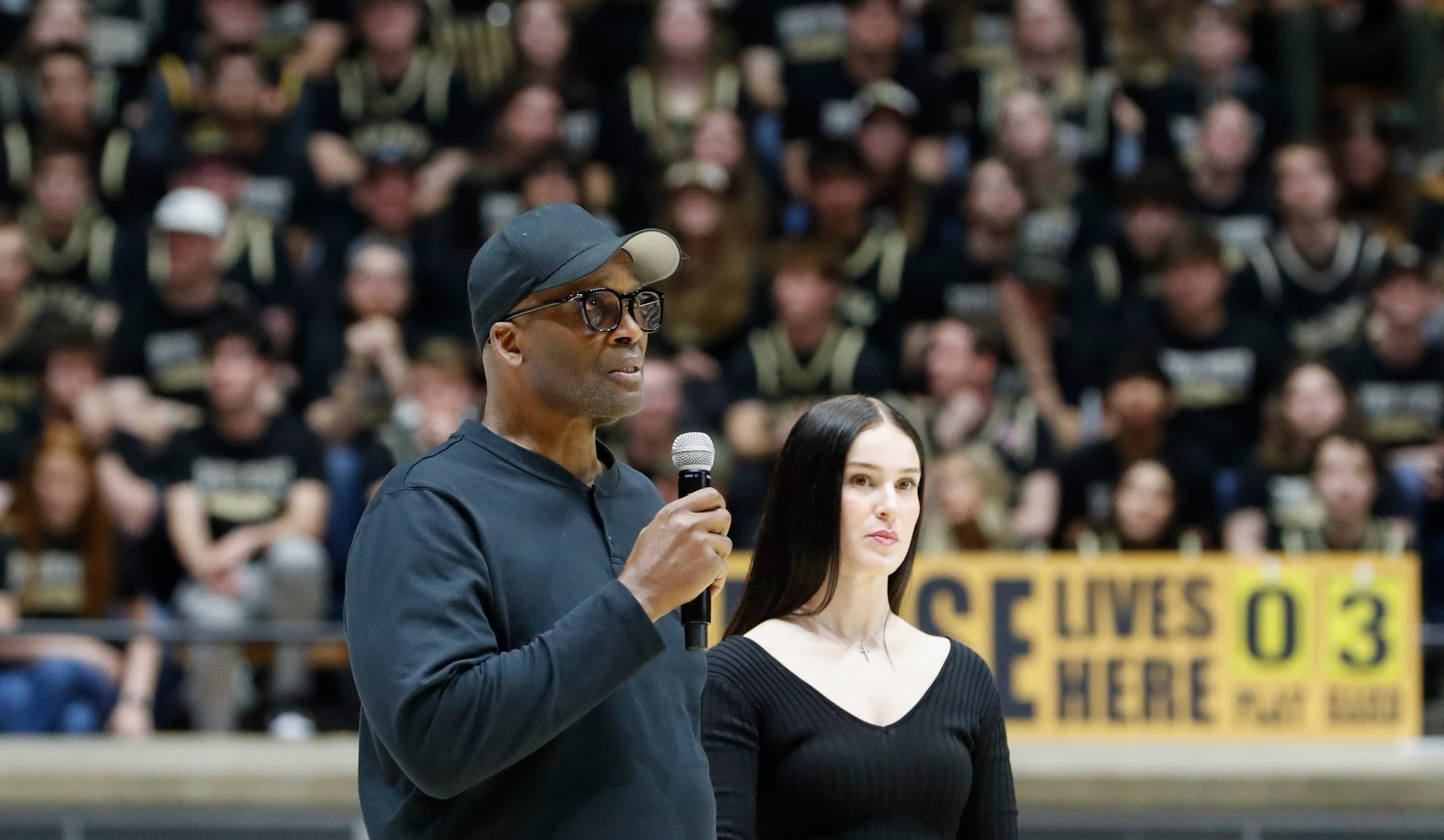 Purdue basketball great Caleb Swanigan's life celebrated at Mackey Arena