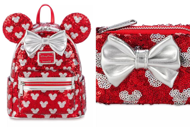 Minnie Mouse Sequin Loungefly Mini Backpack and Wallet Now Available Online