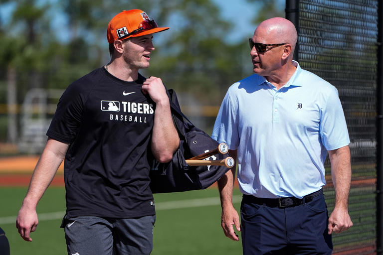 Jace Jung showed up at Tigers facility at 6:45 a.m. to try to break ...