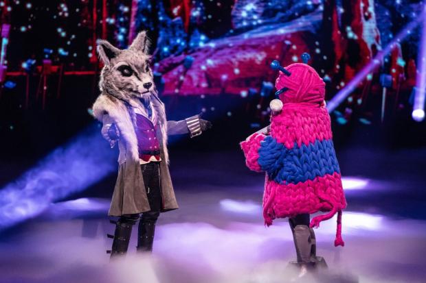 Who left The Masked Singer tonight? Wolf unmasked in third place during ...