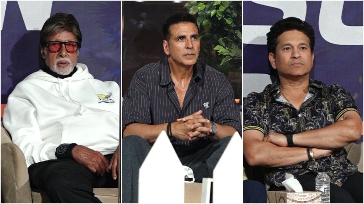 Amitabh Bachchan, Akshay Kumar, Sachin Tendulkar attend ISPL Season 2 ... Amitabh Bachchan, Akshay Kumar, Sachin Tendulkar attend ISPL Season 2 ...