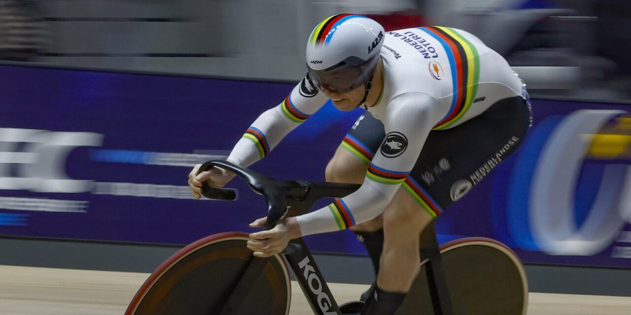 Harrie Lavreysen is voor vierde keer Europees kampioen sprint
