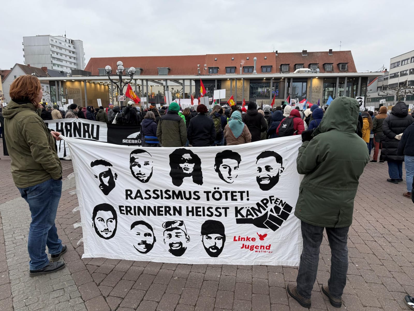 Demonstrators mark attack in German city of Hanau five years on