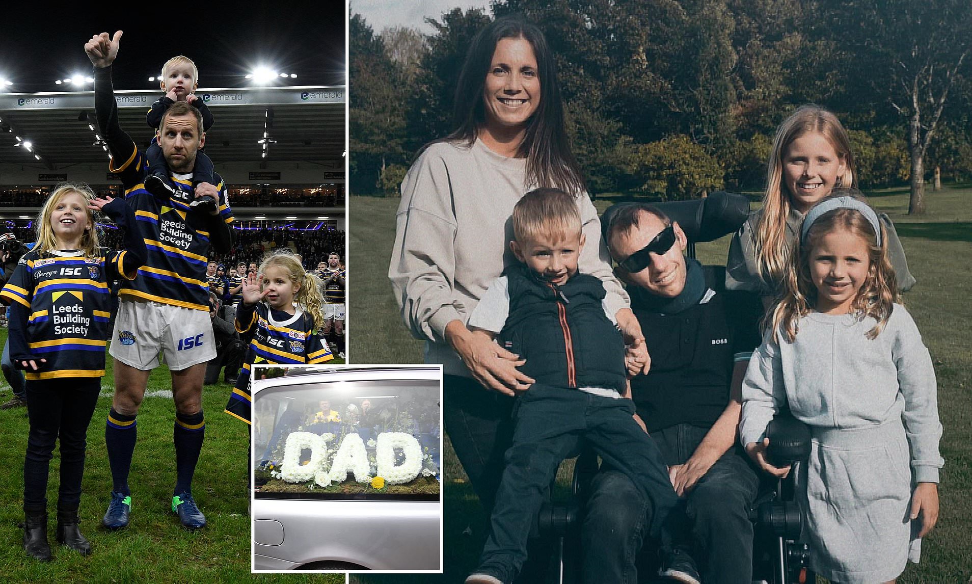Rob Burrow's wife reveals his children's reaction to his MND
