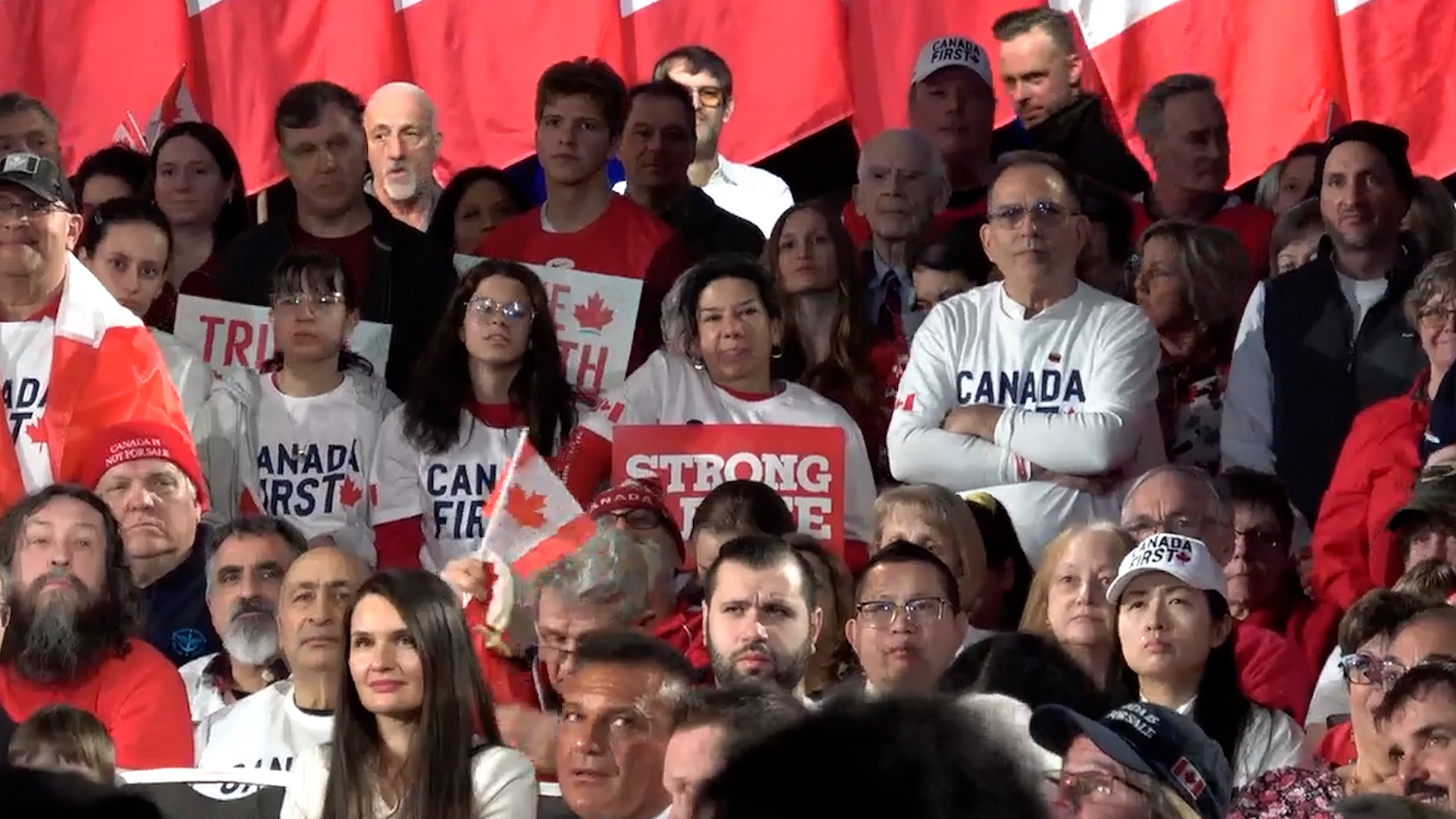 Conservatives rally in Ottawa at Poilievre speech