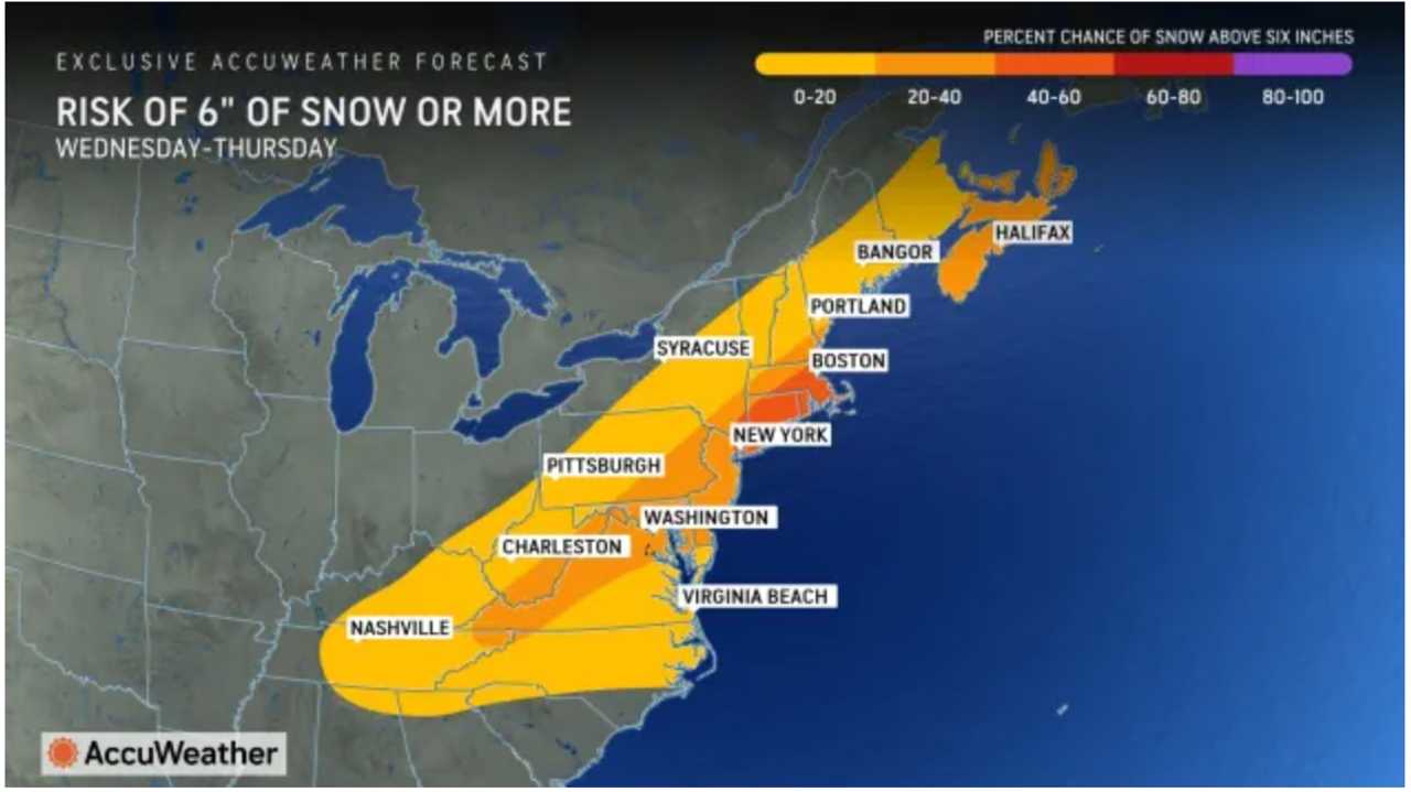 Winter Storm On Track For Next Week Could Deliver Most Snowfall Of ...
