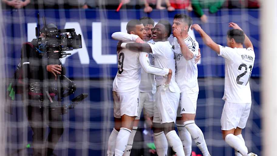 Video: Kylian Mbappé marca el primero del Real Madrid sobre Osasuna