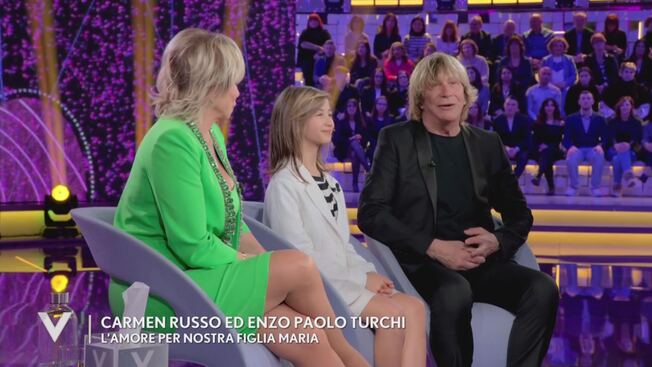 Enzo Paolo Turchi, Carmen Russo e l'amore per nostra figlia Maria