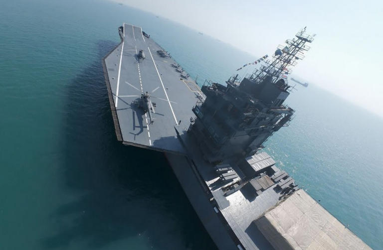 Iran's new aircraft carrier could be a rising threat to Israel