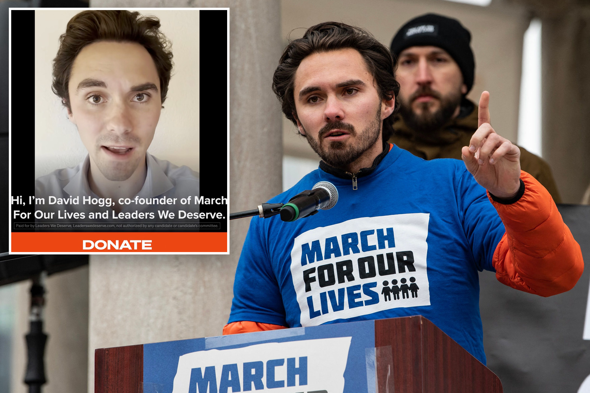 Newly elected DNC vice chair David Hogg using platform to solicit ...