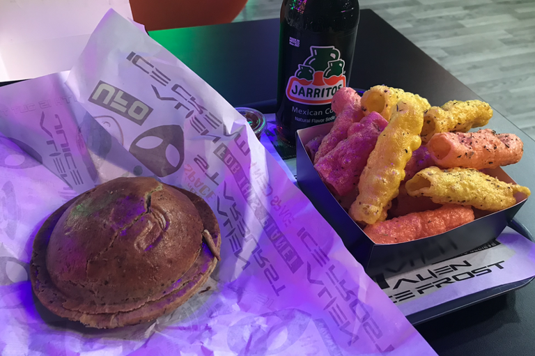 I checked out Glasgow's new UFO burger promising out-of-this-world ...