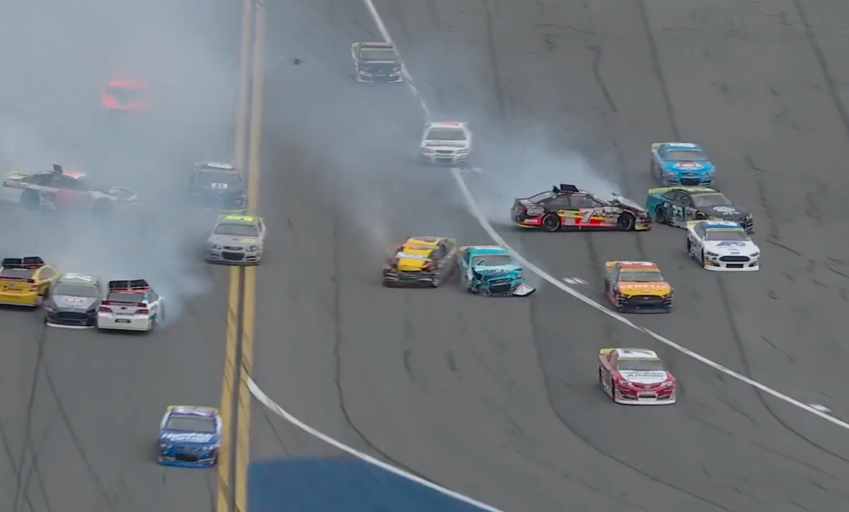 Multiple ARCA Menards Series Cars Taken Out In Massive Crash At Daytona