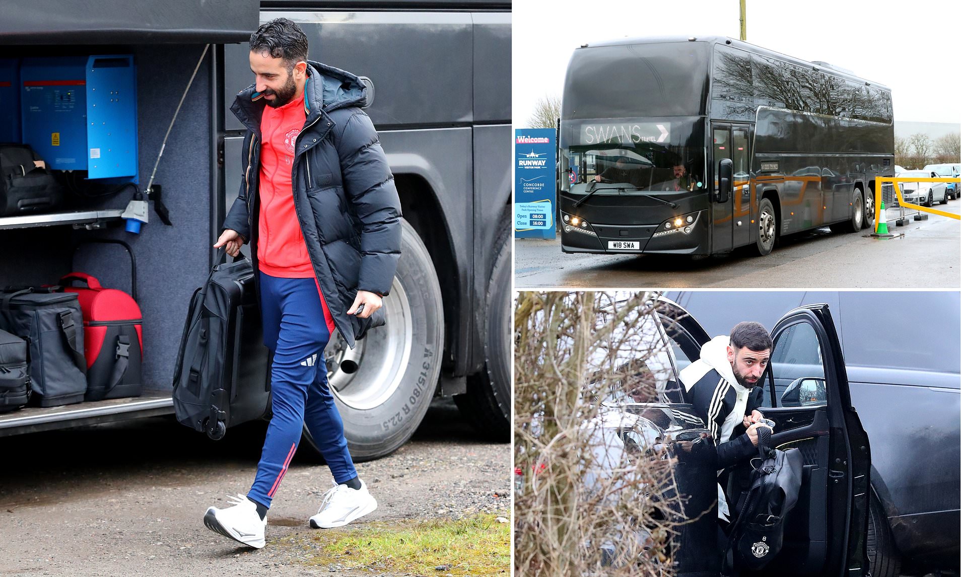 Depleted Man United's travel plans thrown into chaos as Ruben Amorim's ...
