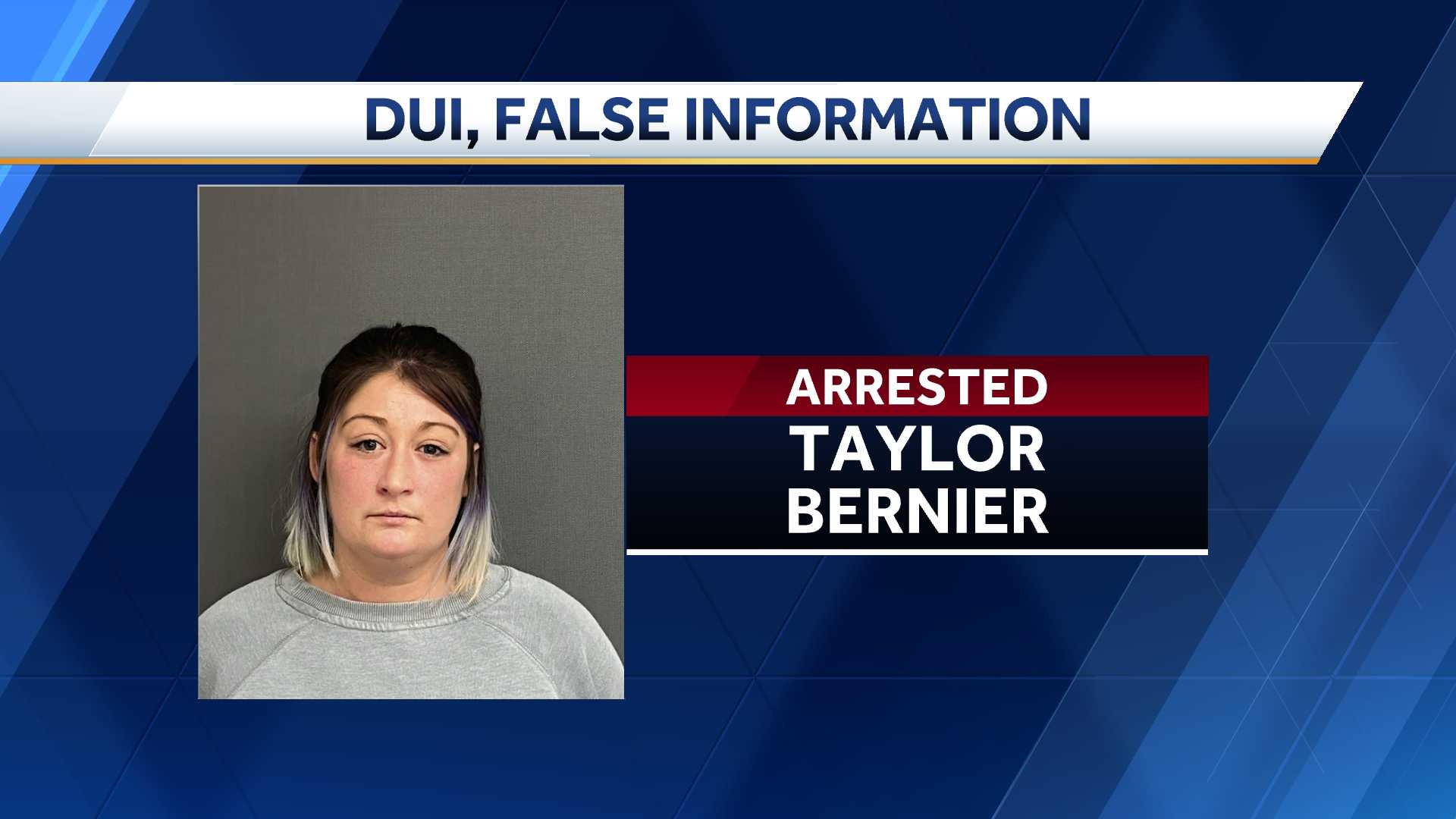 Vermont woman pulled over for DUI, gives fake information to police