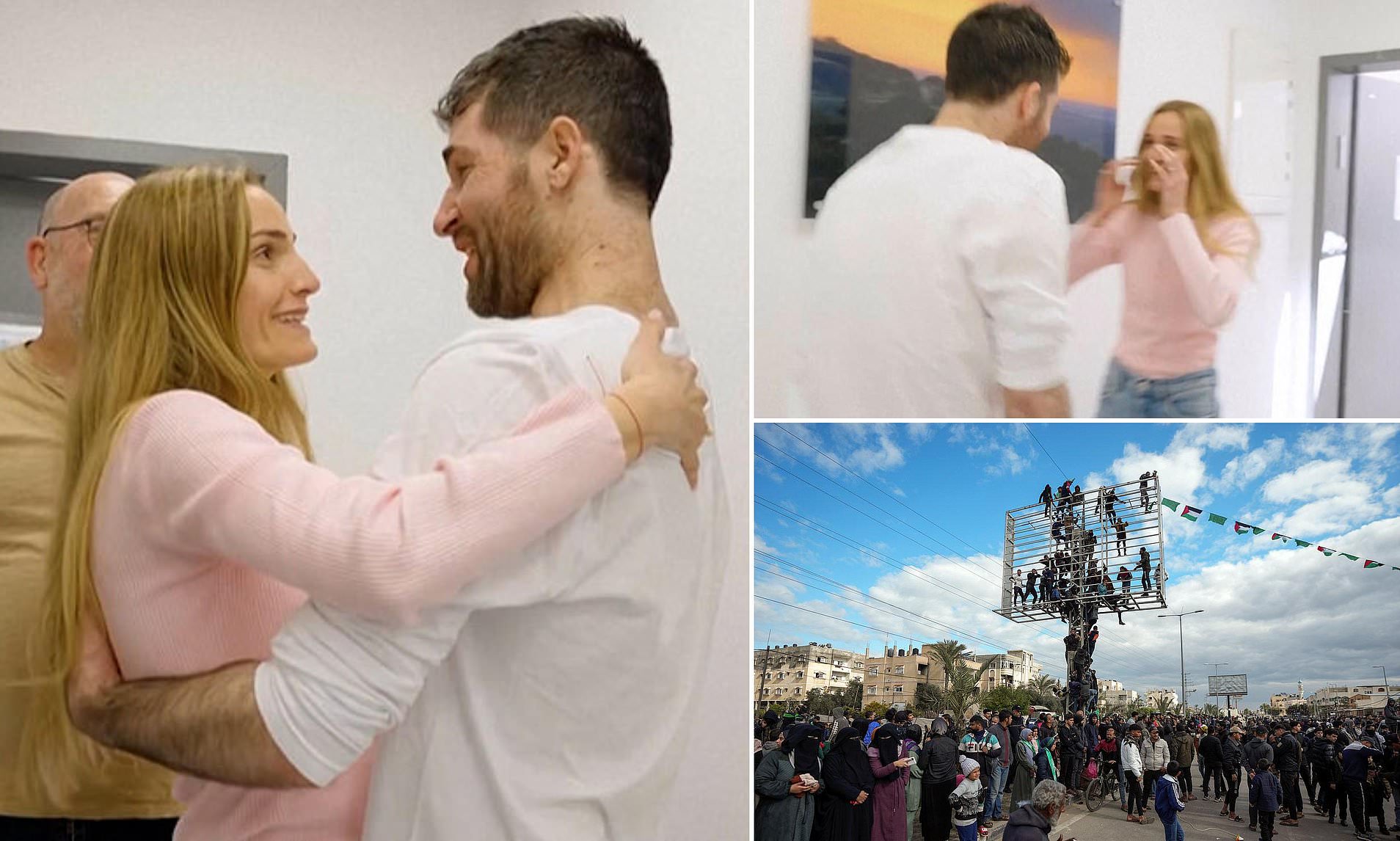 Emotional moment freed Israeli hostage learns name of his daughter