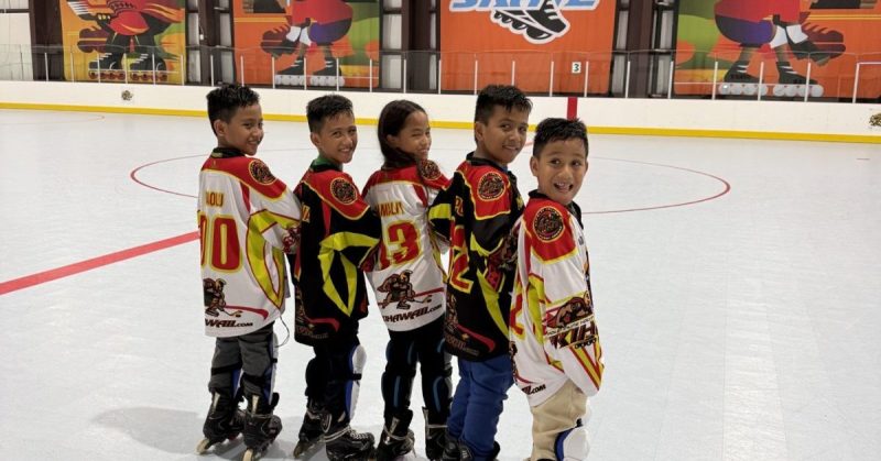 Hawaii’s only quintuplets find their passion in inline hockey