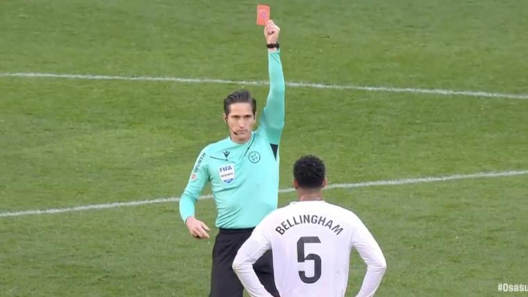 Why was Jude Bellingham sent off vs. Osasuna? What Real Madrid star ...