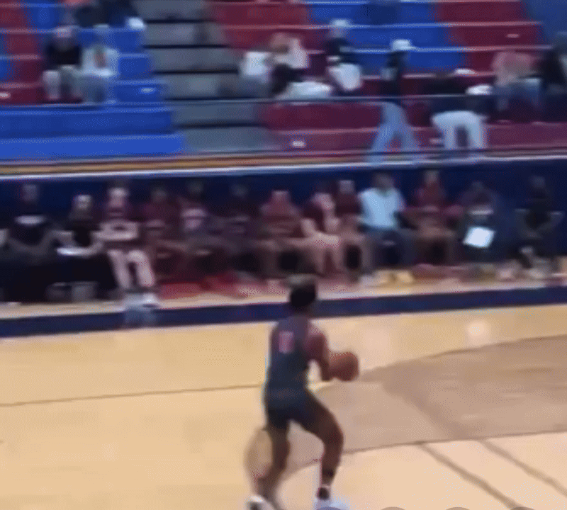 2027 LSU target Ahmad Hudson throws down between-the-legs dunk as ...
