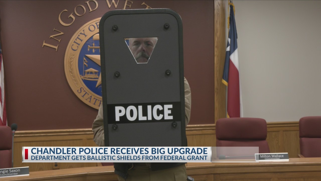 Chandler PD gets new ballistic shields, upgraded body cameras