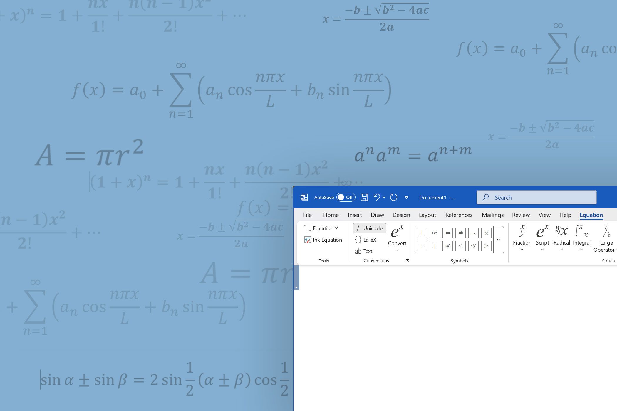 Typing Math in Word Doesn't Have to Be Painful: Try This!
