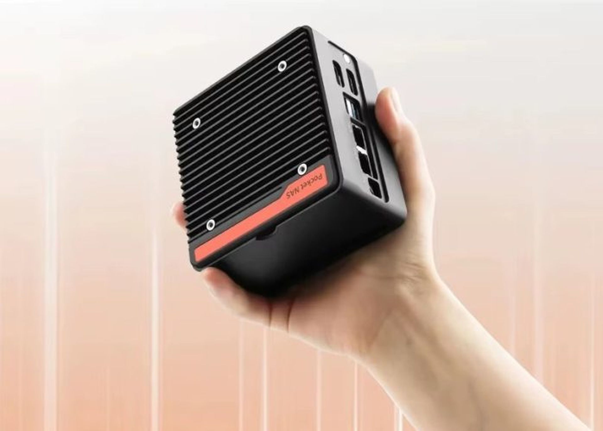 This tiny NAS device fits in the palm of your hand and can take up to ...