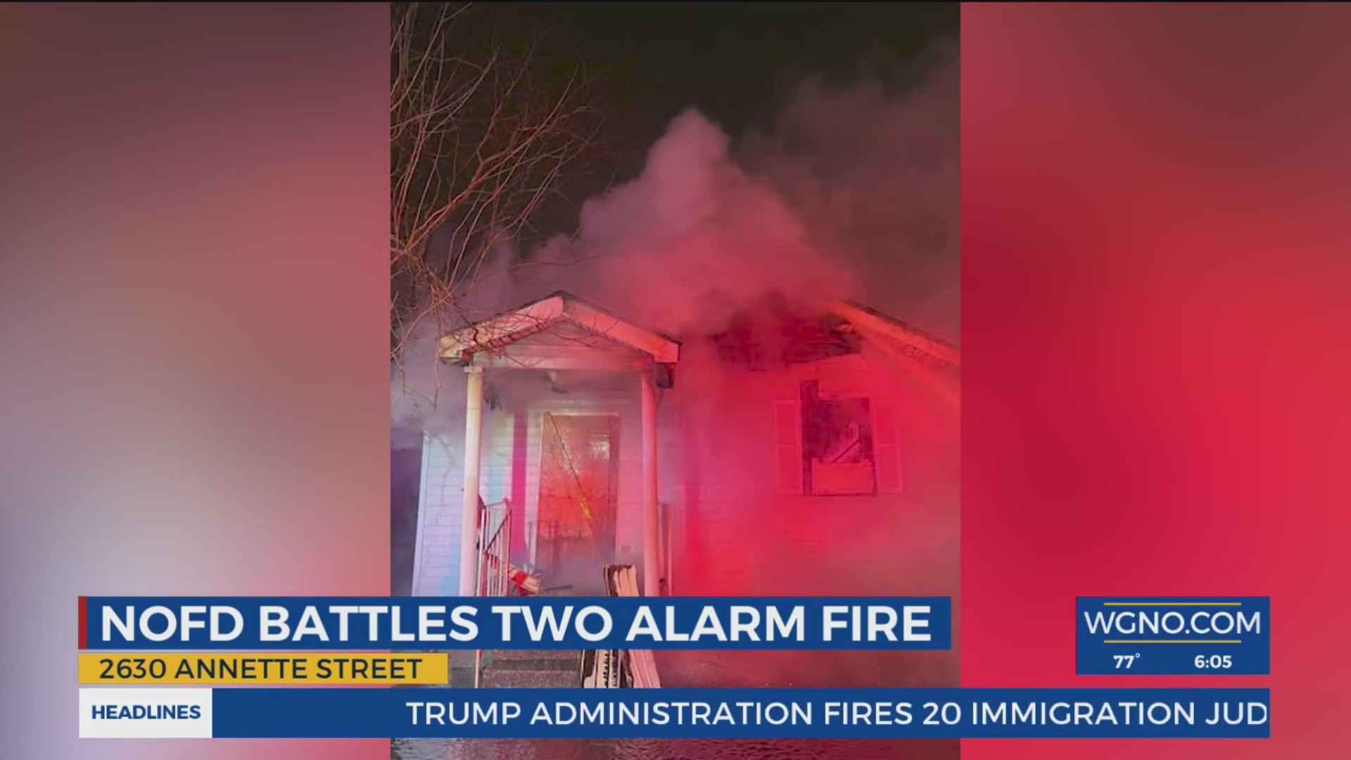 NOFD responds to Seventh Ward house fire