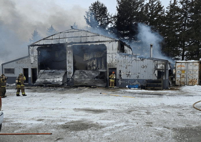 Perry building total loss following headquarters fire