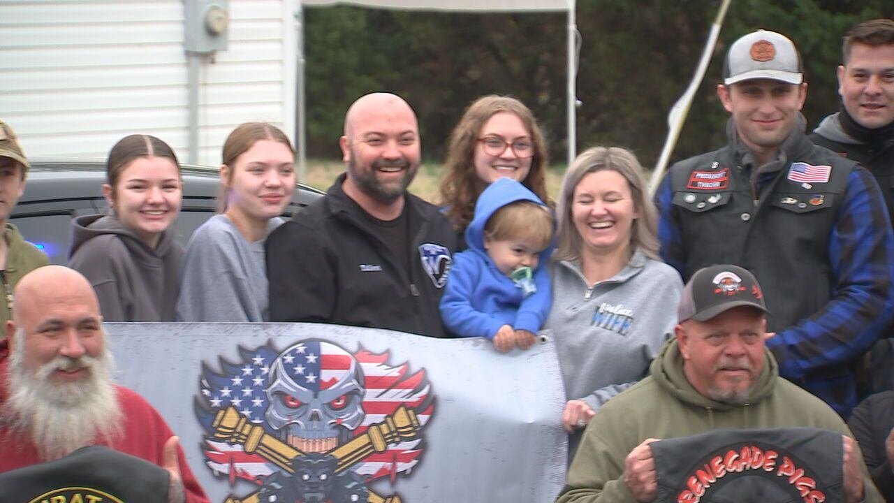 Dawg Riders ride in support of local officer