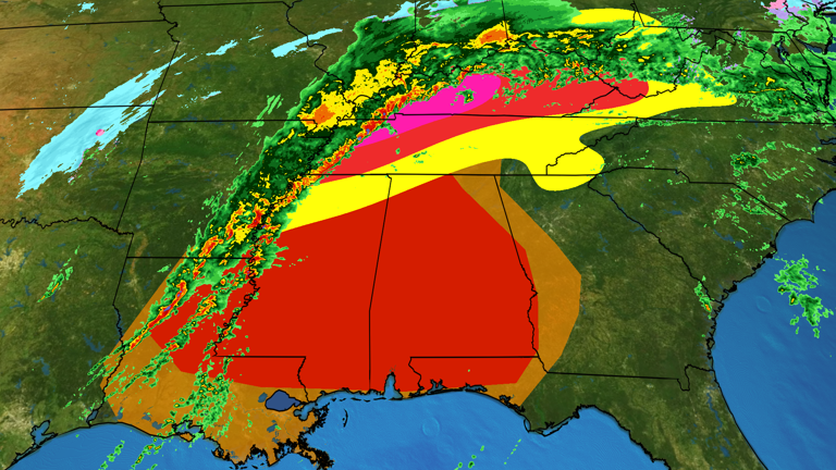 Flooding, Severe Weather Impacts Across Deep South, Ohio Valley And ...