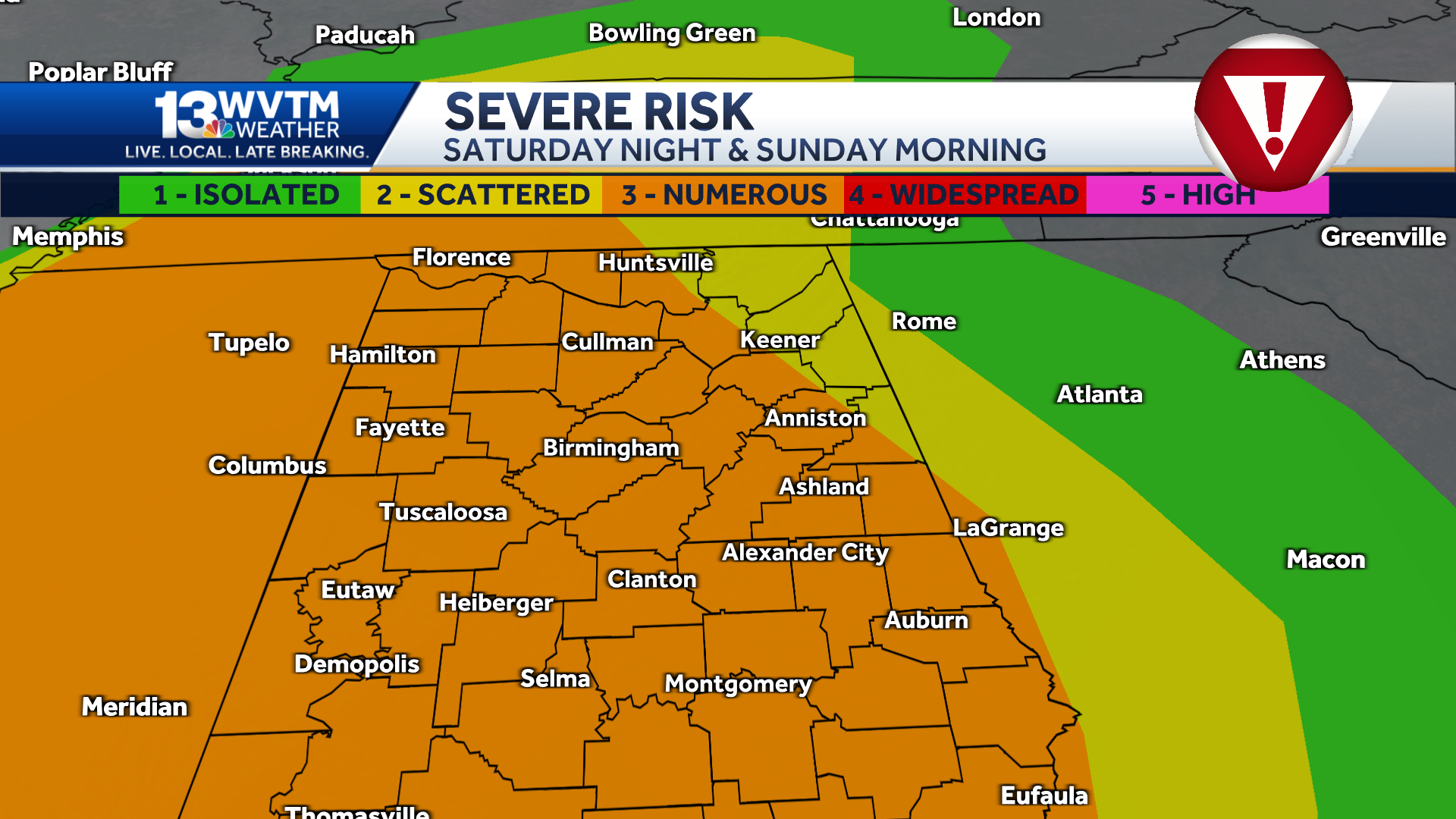 Alert Day: Alabama timeline and impacts as severe storms bring tornado ...