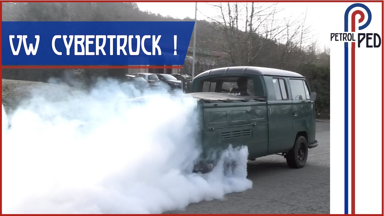 450HP Tesla-Swapped 1969 VW Crew Cab – Classic Meets EV Insanity!