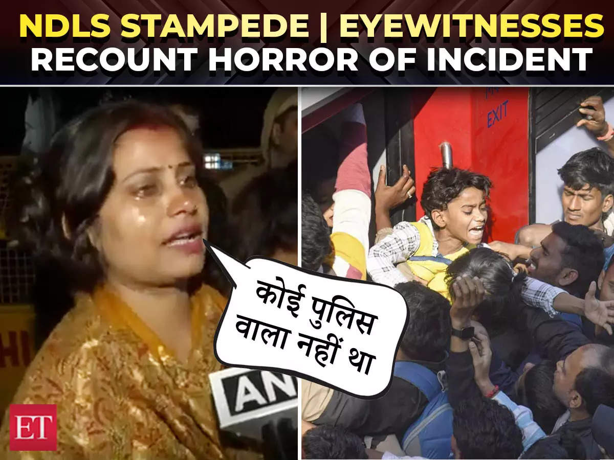NDLS Stampede | Eyewitnesses recount horror of incident, 'no police ...