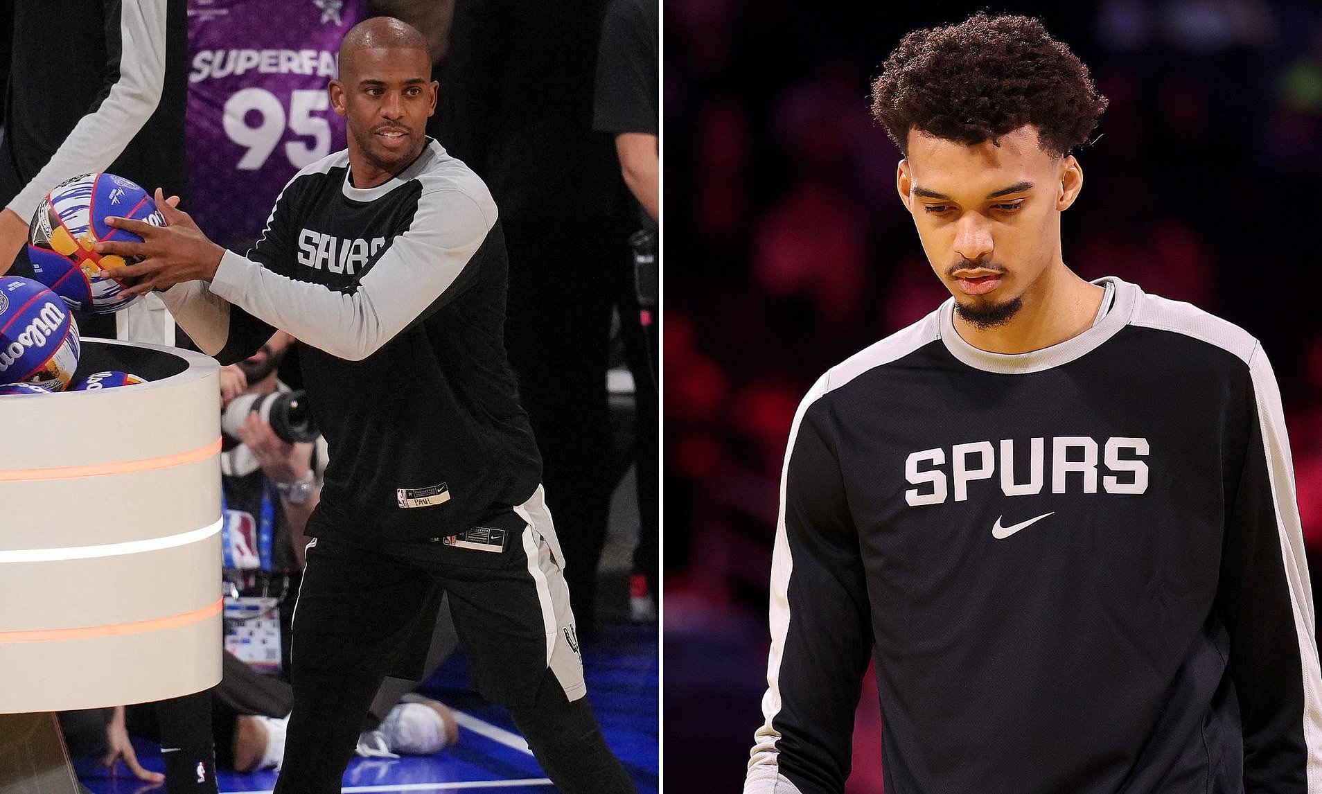 Furious NBA fans boo Victor Wembanyama and Chris Paul after using dirty ...