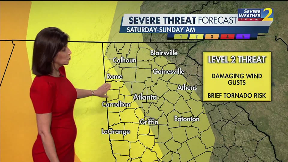 Strong, severe storms moving in overnight