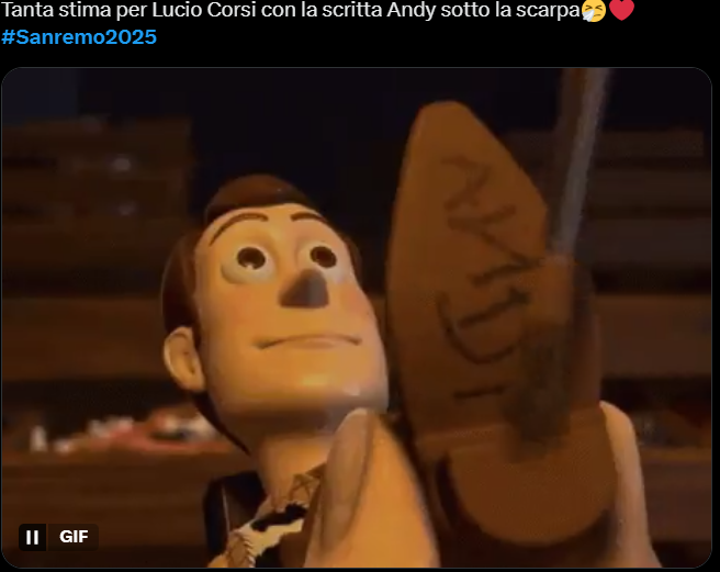 Lucio Corsi, dettaglio non sfugge a Sanremo: omaggio a Frizzi?