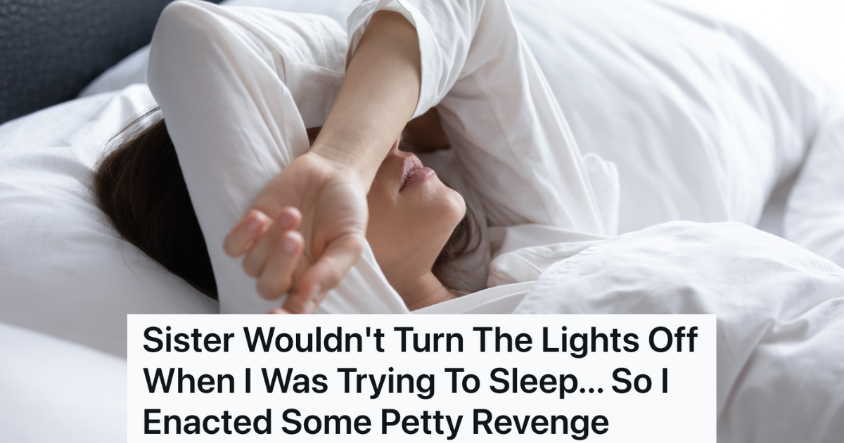 Sister Keeps Interrupting Sibling Who Is Trying To Sleep, So The Next ...