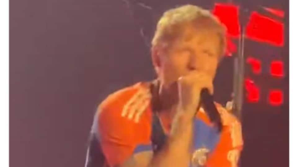 Ed Sheeran's Delhi Concert: Watch as he surprises fans with Team India ...
