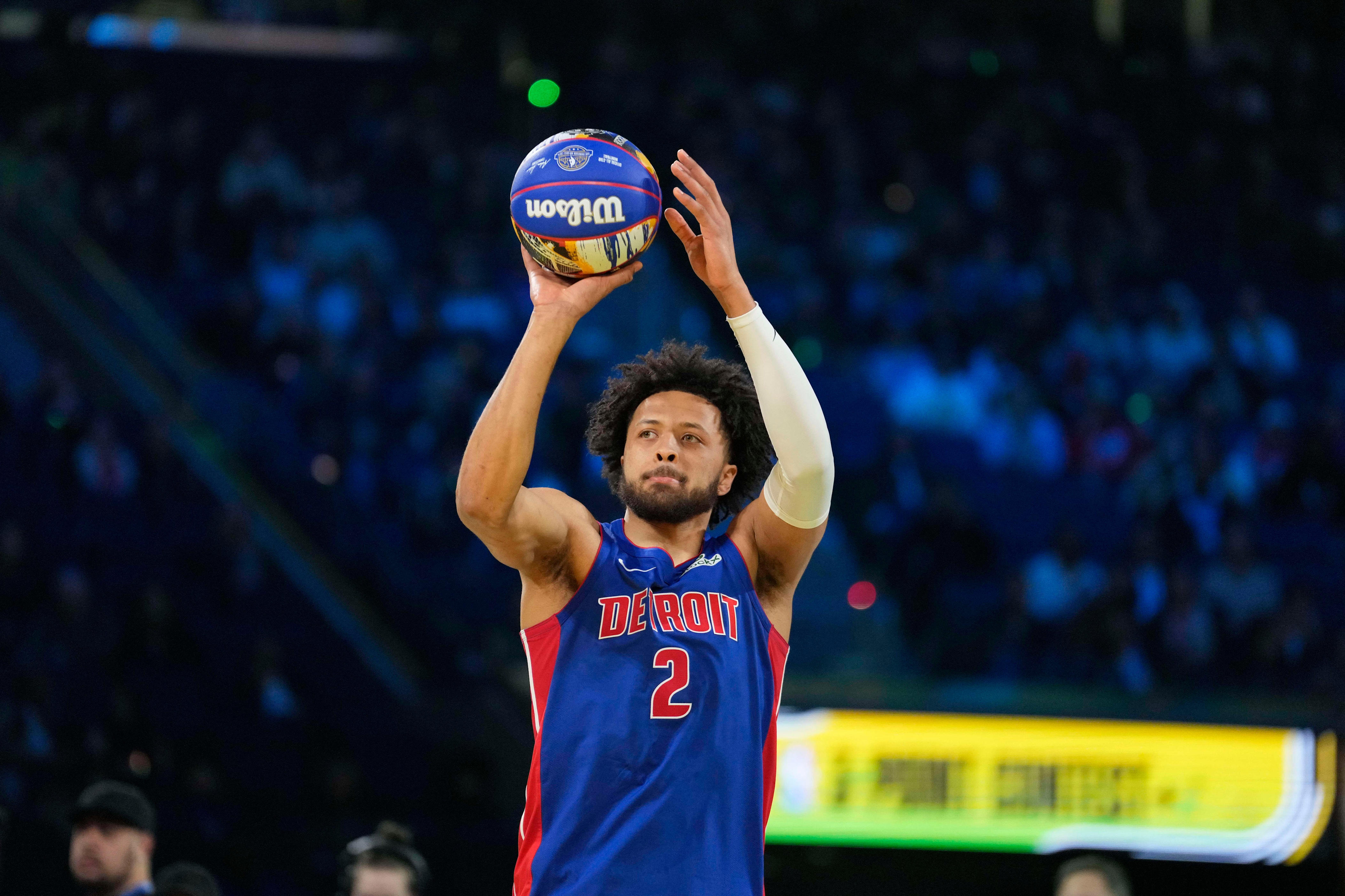 NBA 3-point contest live updates: Pistons' Cade Cunningham eliminated ...